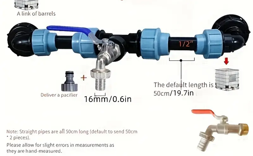 IBC Tank Connector Kit 15mm – The Water Sprinkler Shop